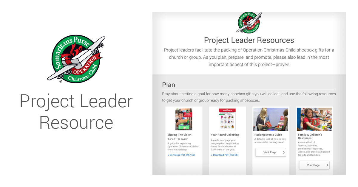 Project Leader Resources